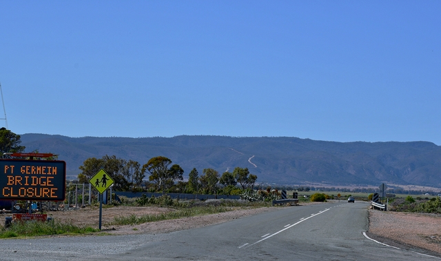 New temporary traffic plan for Port Germein | The Transcontinental